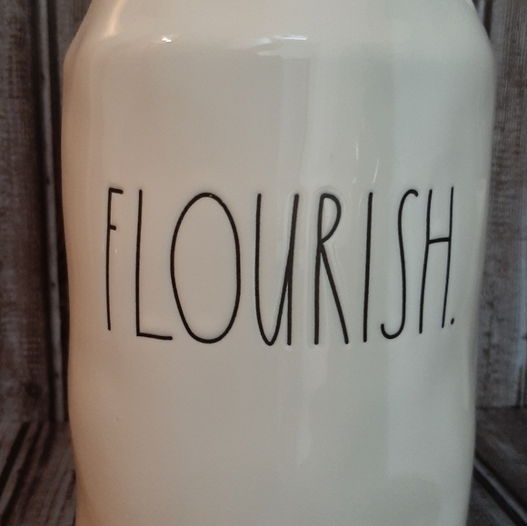 Rae Dunn | Accents | Rae Dunn Flourish Milk Container Flower Vase ...